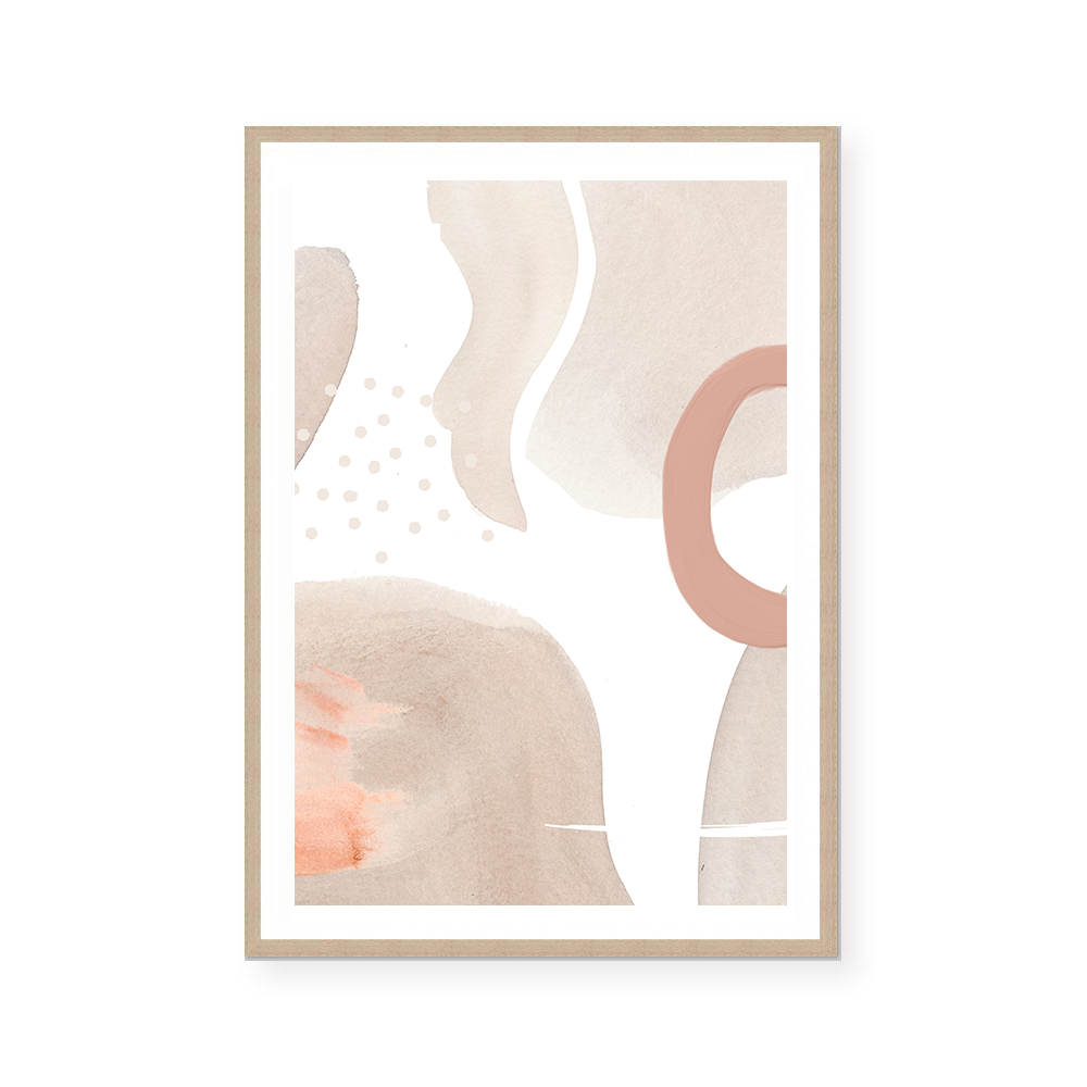 Abstract Neutral II | Art Print – Life In Ink