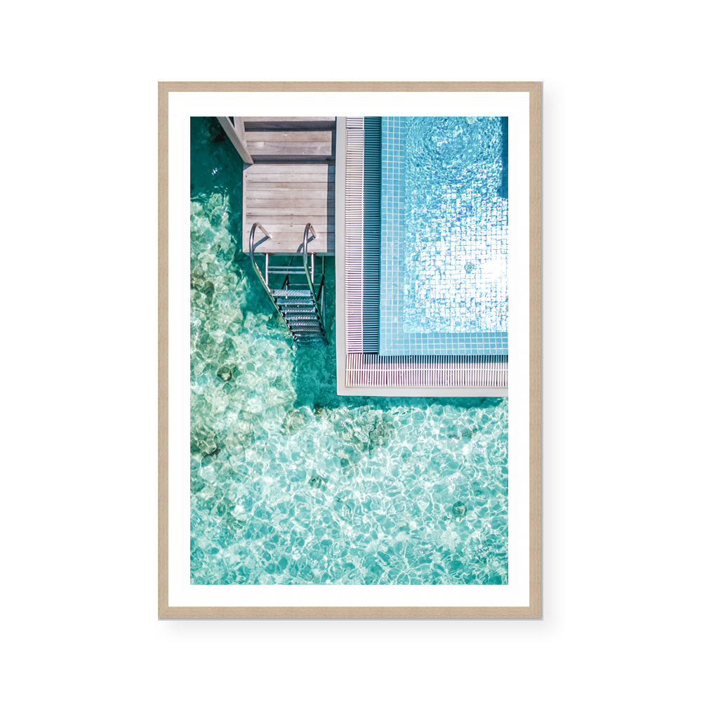 Maldives Water Villa | Art Print – Life In Ink