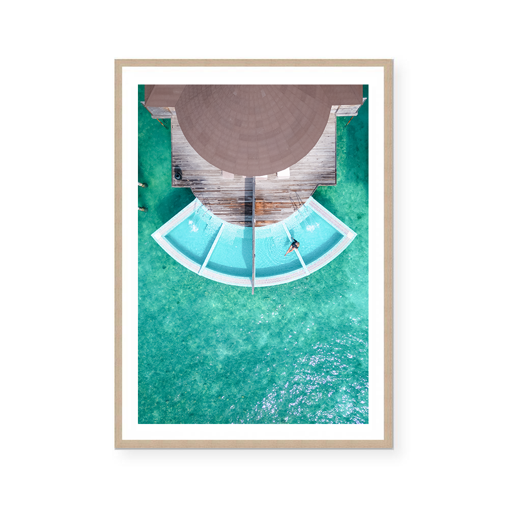 Luxury Hotel | Maldives | Art Print – Life In Ink