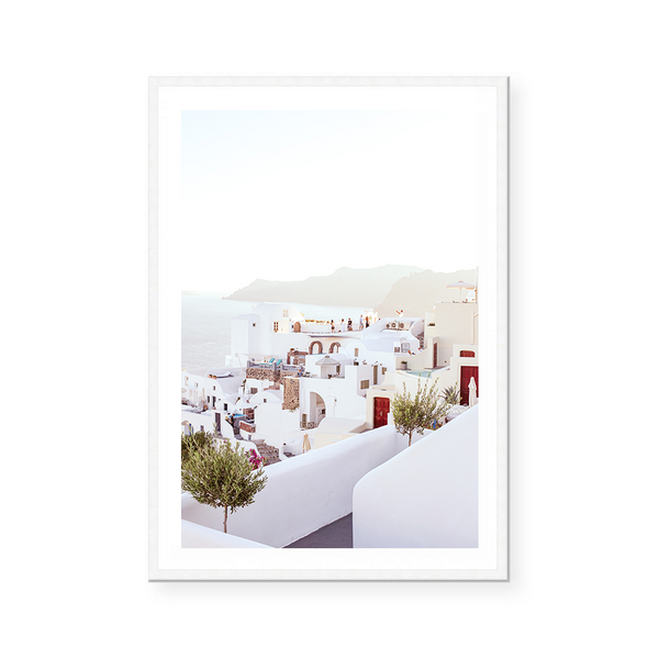 Oia Houses | Art Print – Life In Ink