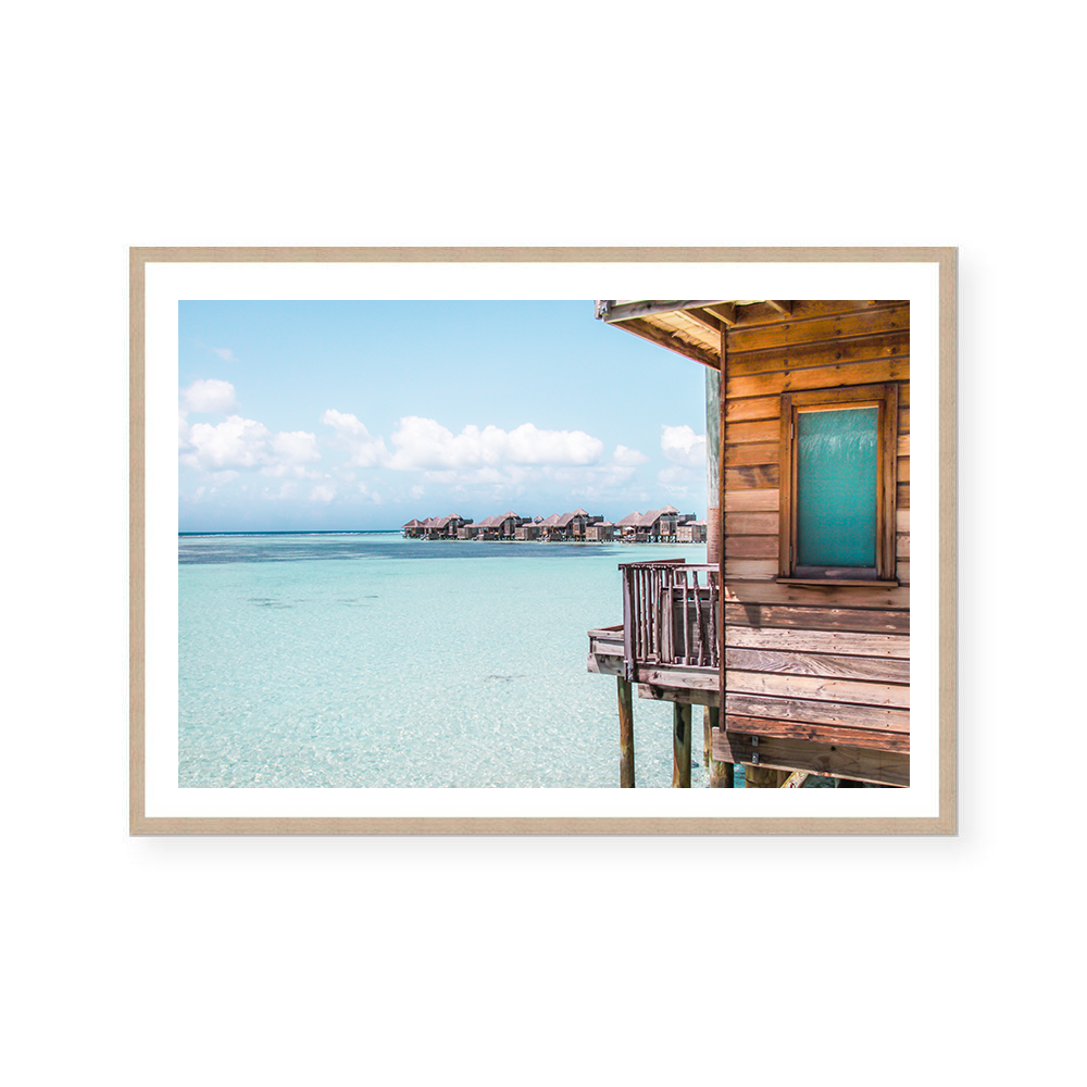 Maldives Island Resort | Art Print – Life In Ink