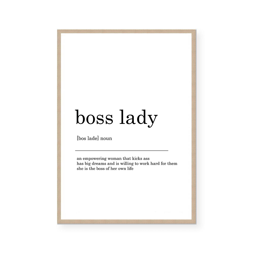 Boss Lady | Art Print – Life In Ink