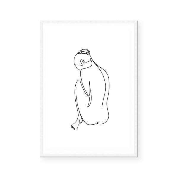 Jade | Line Art | Art Print – Life In Ink