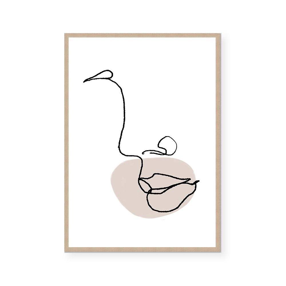 Axl | Line Art | Art Print – Life In Ink