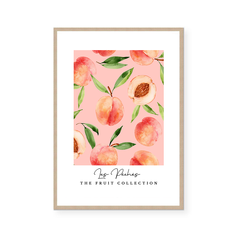 Peaches | The Fruit Collection | Art Print – Life In Ink