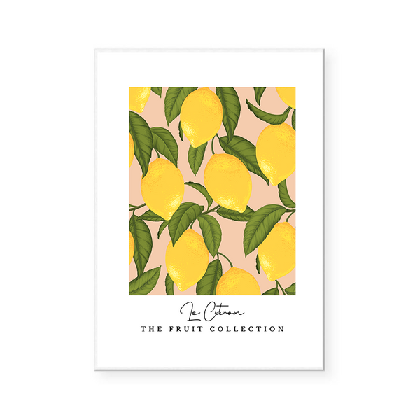 Lemons | The Fruit Collection | Art Print – Life In Ink